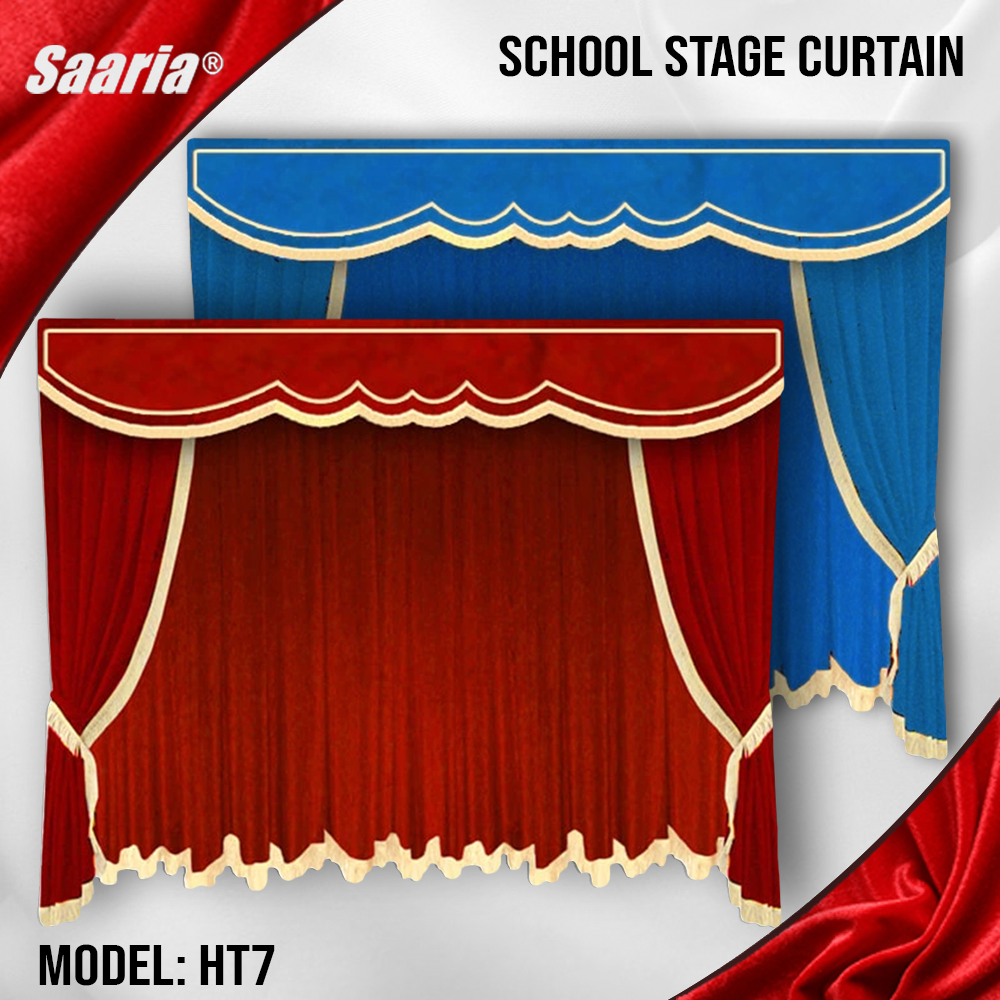 Top Grade School Stage Curtains Model HT7 At Saaria